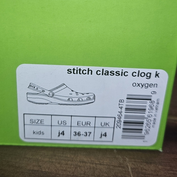 CROCS | Shoes | New Crocs Disney Lilo And Stitch Clog Shoes Size J4 Can ...